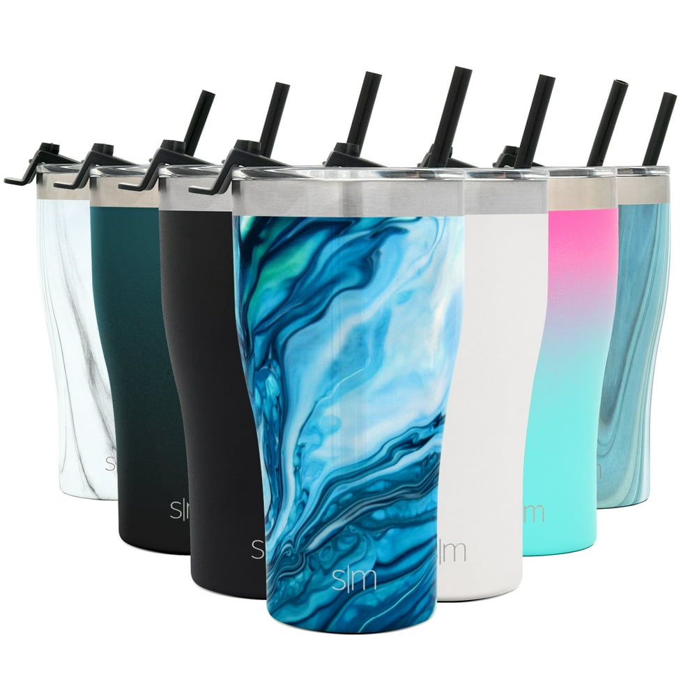 Simple Modern Slim Cruiser Tumbler with Clear Flip Lid and Straw ...