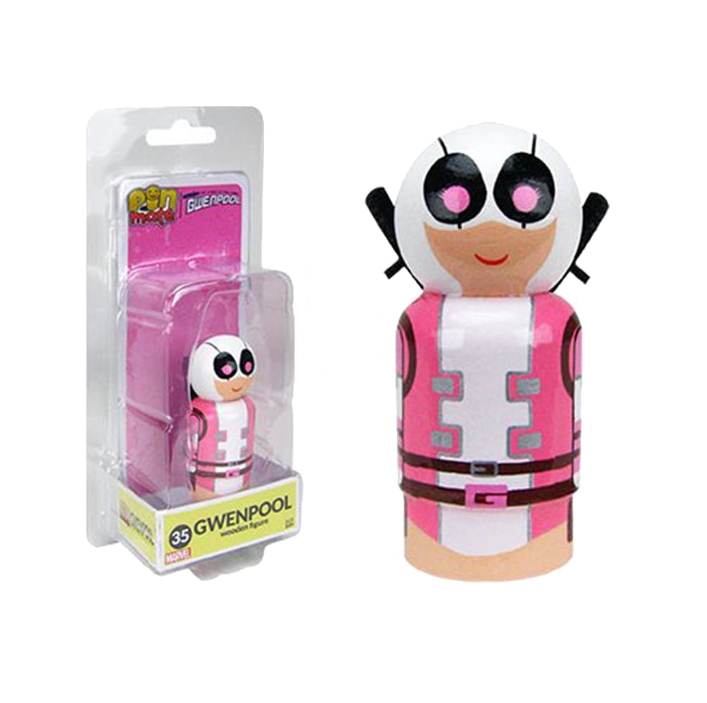 Marvel Gwenpool Wooden Pin Mate Figure #35 - Walmart.com