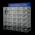 SHZICMY Acrylic 30-Compartment Cell Phone Storage Locker with Locks ...