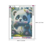 DIY 5D Panda Diamond Art Kits for Adults, Round Drill Number Canvas ...
