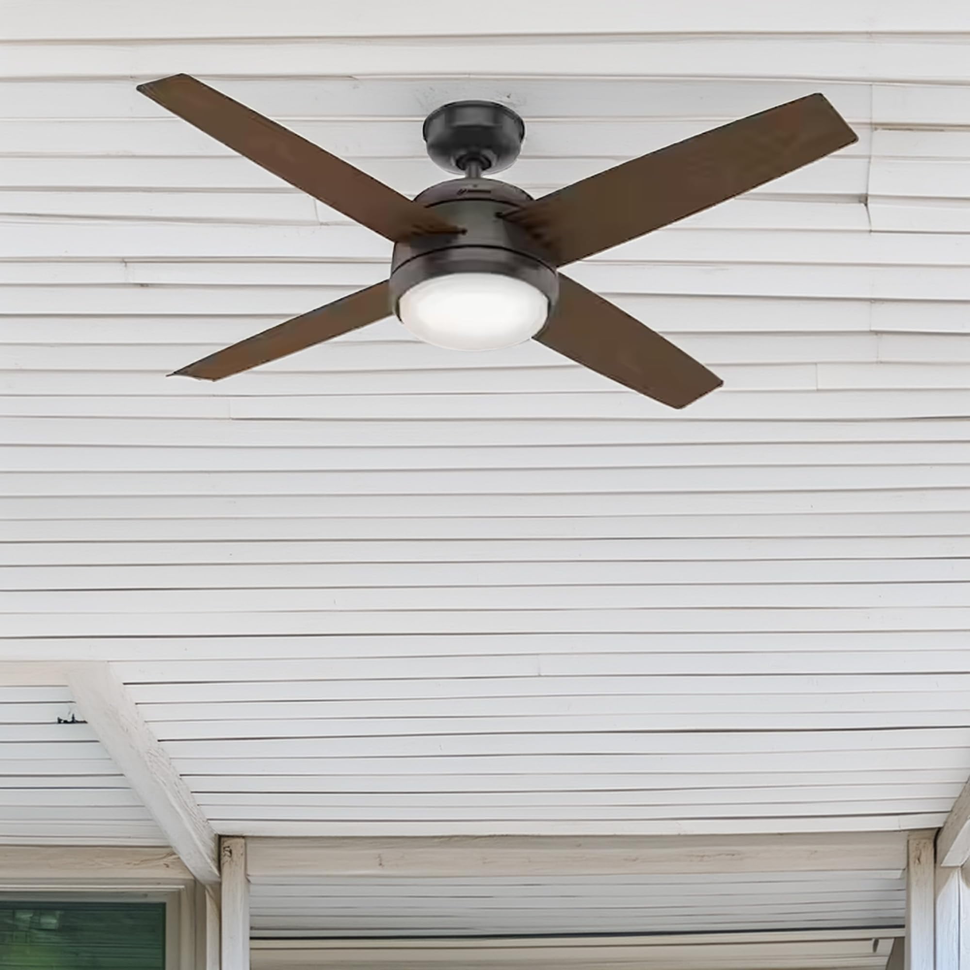 Restored Hunter Fan 52 inch Noble Bronze Indoor/Outdoor Ceiling Fan ...