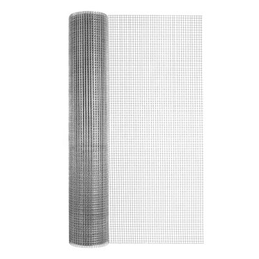 Garden Craft 48 in. H X 25 ft. L X Galvanized Steel 1/2 in. Mesh ...