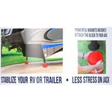 Andersen Hitches Trailer Jack Block (3608) with Magnets, Red, 1 per ...