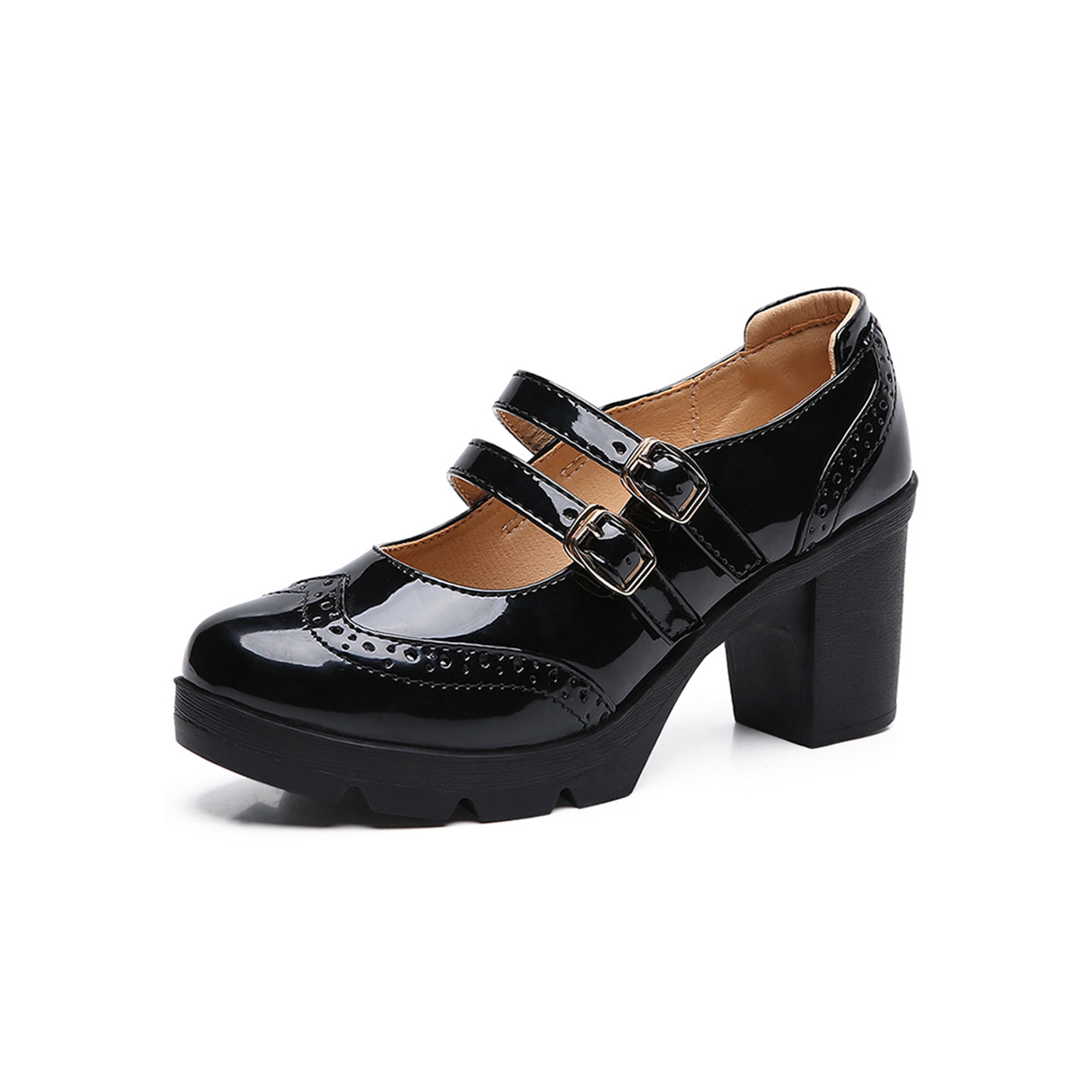 Click here for Woobling Women Dress Pumps Shoes Chunky Block Heel... prices