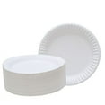 "Perfect Stix Compost Friendly Bulk Dishes, 6"" White Paper Plates ...