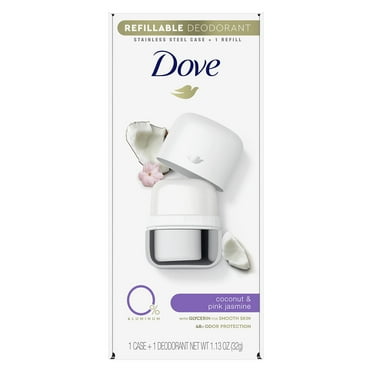 Dove Deodorant Refills Refill Kit Coconut + Pink Jasmine, 1.13 oz, 2 ...