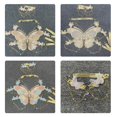 Women Crystal Metal Chain Halterneck Backless Crop Top Vest Butterfly ...