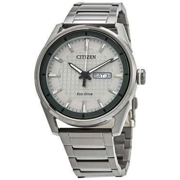 Citizen Chandler Eco-Drive Green Dial Dark Brown Leather Men's Watch ...