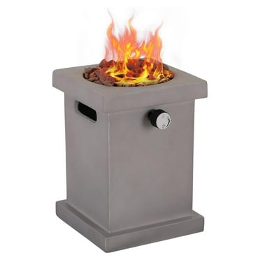 SKYSHALO 24x8 inch Stainless Steel Fire Pit Insert, Rectangular Burner ...