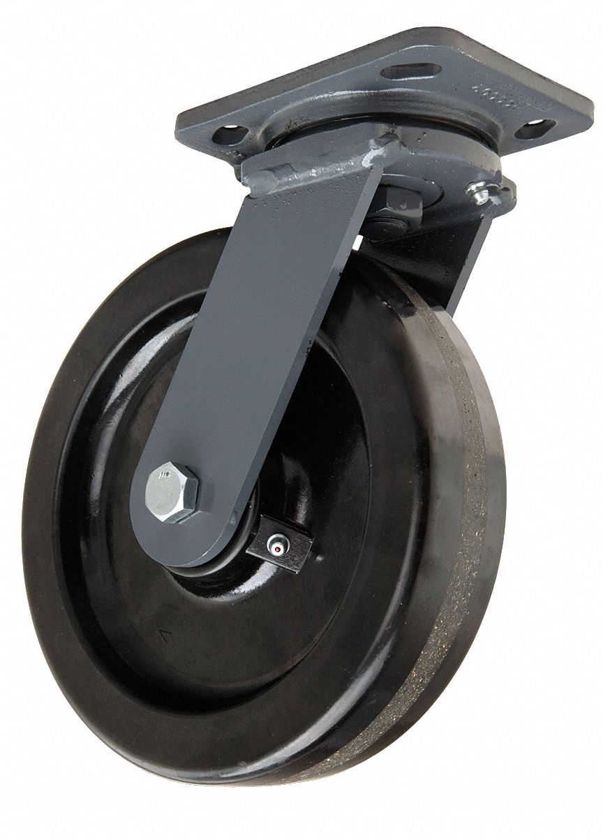 Hamilton Standard Plate Caster,Swivel,1400 lb. S-WH-8P-4SL-IB - Walmart.com