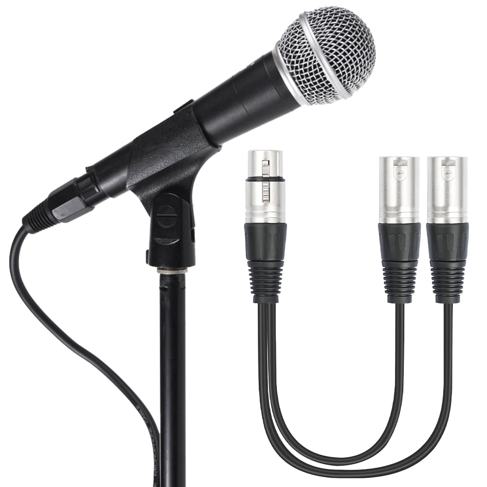 Cable XLR F 3 Pines A Dual M 5/10/15 Piezas 30 CM para Amplificador Mezclador Micrófono | Bodega ...