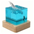 User Friendly Resin Desktop Lamp Featuring Marine Life Design and ...