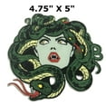 Medusa Head Embroidered Patch Iron/Sew-On Applique X-Files Cryptid ...