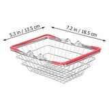 PAMINGONO 1Pack Mini Shopping Basket Decor Red Color for Toy and ...