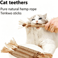 CYFW 6 Pcs Natural Silvervine Sticks Catnip Toys - Cat Toys Indoor Cats ...