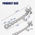7 in 1 Aluminum Bung Wrench - 5 Gallon Bucket Opener Tool, Non Sparking ...