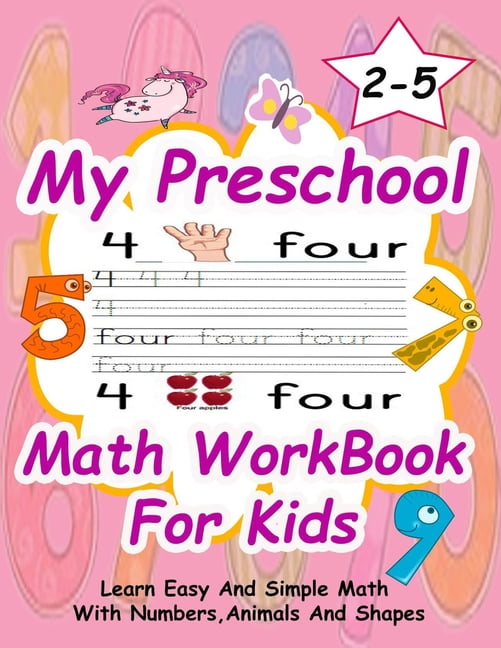 Preschool Math WorkBook For Kids : Give your child all the practice ...