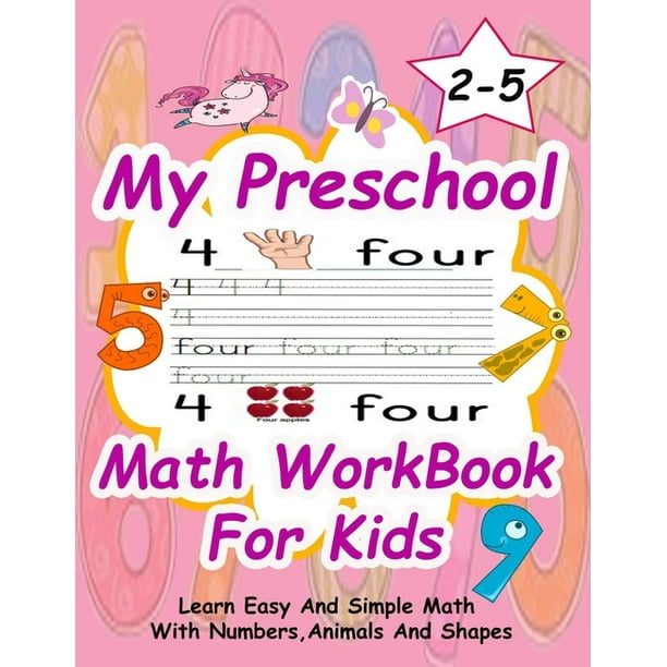 Preschool Math WorkBook For Kids: Give your child all the practice ...