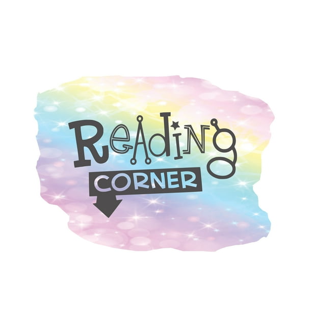 SIGNAGE - Vinyl Multicolored Reading Corner Signage Home Wall ...