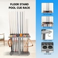 GSE Games & Sports Expert Floor Stand Billiard Pool Cue Racks. Holds 10 Pool Cue Sticks, 2 Drink ...