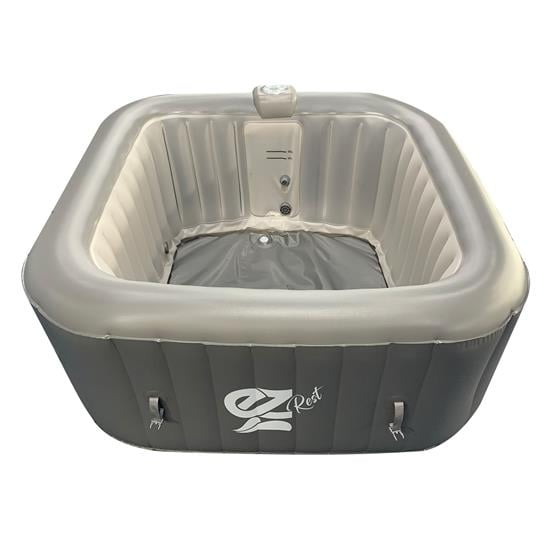 SereneLife Outdoor Portable Hot Tub - 57'' x 57'' x 25'' 4-Person ...