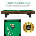 Best Choice Products 40in Tabletop Billiard Table, Pool Game Table w/ 2 ...