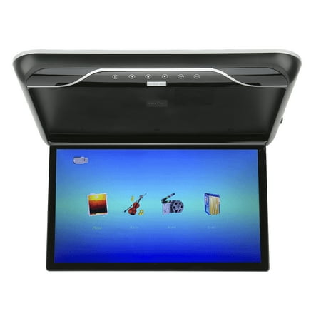 Overhead Player, 19in Car Ceiling Monitor Touch Control Flip Down USB ...