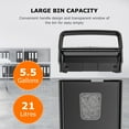 Bonsaii 10-Sheet Cross-Cut Paper Shredder C279-A, 5.5-Gallon ...