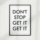 Stupell Industries Go Get It Girl Rainbow Pink Word Design Framed Wall ...