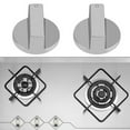 2/4Pcs Metal Rotary Control Knobs Replacement Accessories for Kitchen ...