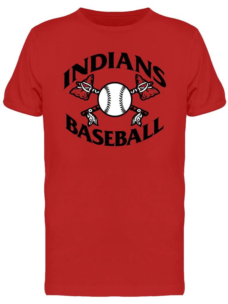 Indians Baseball Team Design T-Shirt Men -Image by Shutterstock, Male ...