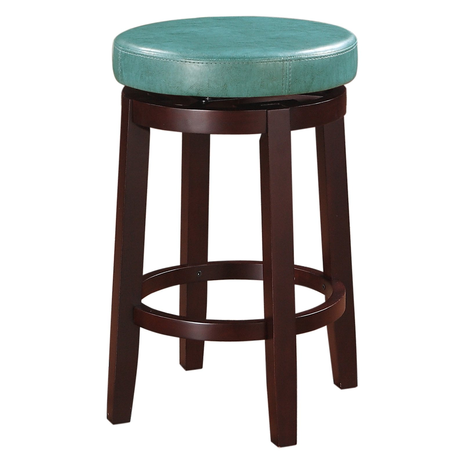 Linon Maya Bar Stool with Swivel, Teal - Walmart.com