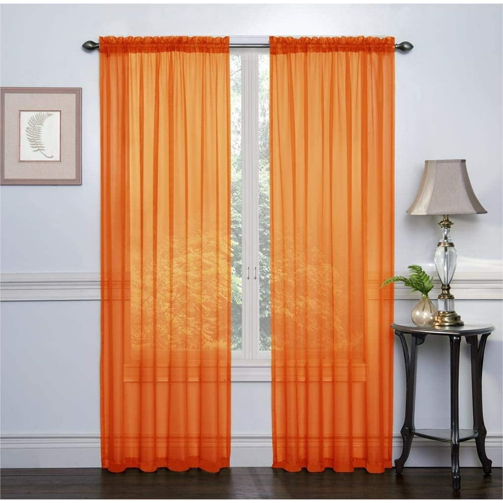 Ruthy s Textile 2 Pack Sheer Voile Window Treatment Rod Pocket Curtain ruthy-s-textile-2-pack-sheer-voile-window-treatment-rod-pocket-curtain