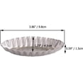 10PCS Aluminum Boat Tart Pan, Fluted Oval Tart Mold, Small Boat Shape ...