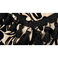 Jennifer Taylor Home, Polly Vanity Stool, Black & Ivory - Walmart.com