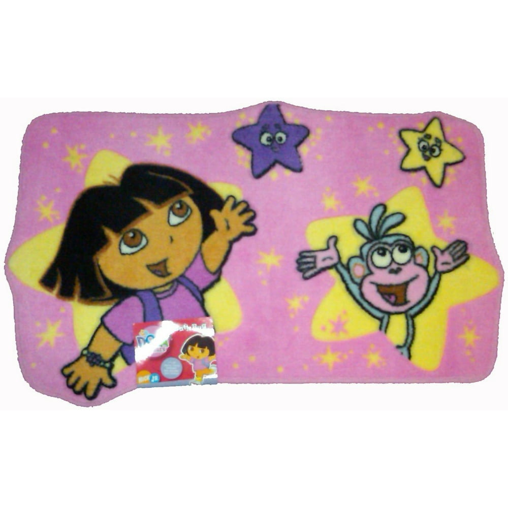 Dora the Explorer Bath MAT Bathroom Shower Rug Kid's Home Decor ...