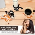 Hand Woven Cat Butt Coasters - 3 Pack Organic Cotton Coasters for Cat ...