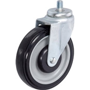 Saf-T-Cart Semi-Pneumatic Wheels, Rubber, 14 in Wheel Diam., 200 lb - 1 ...