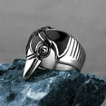 GKNET Nordic Mythology Viking Crow Fashion Versatile Men's Rings Size 7 ...