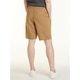 George Men's and Big Men's Flat Front Shorts, 9" Inseam, Sizes 30-46 ...