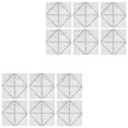 12Pieces Acoustics Foam Wall Tiles Soundproof Foam Panel Polyester Wall ...