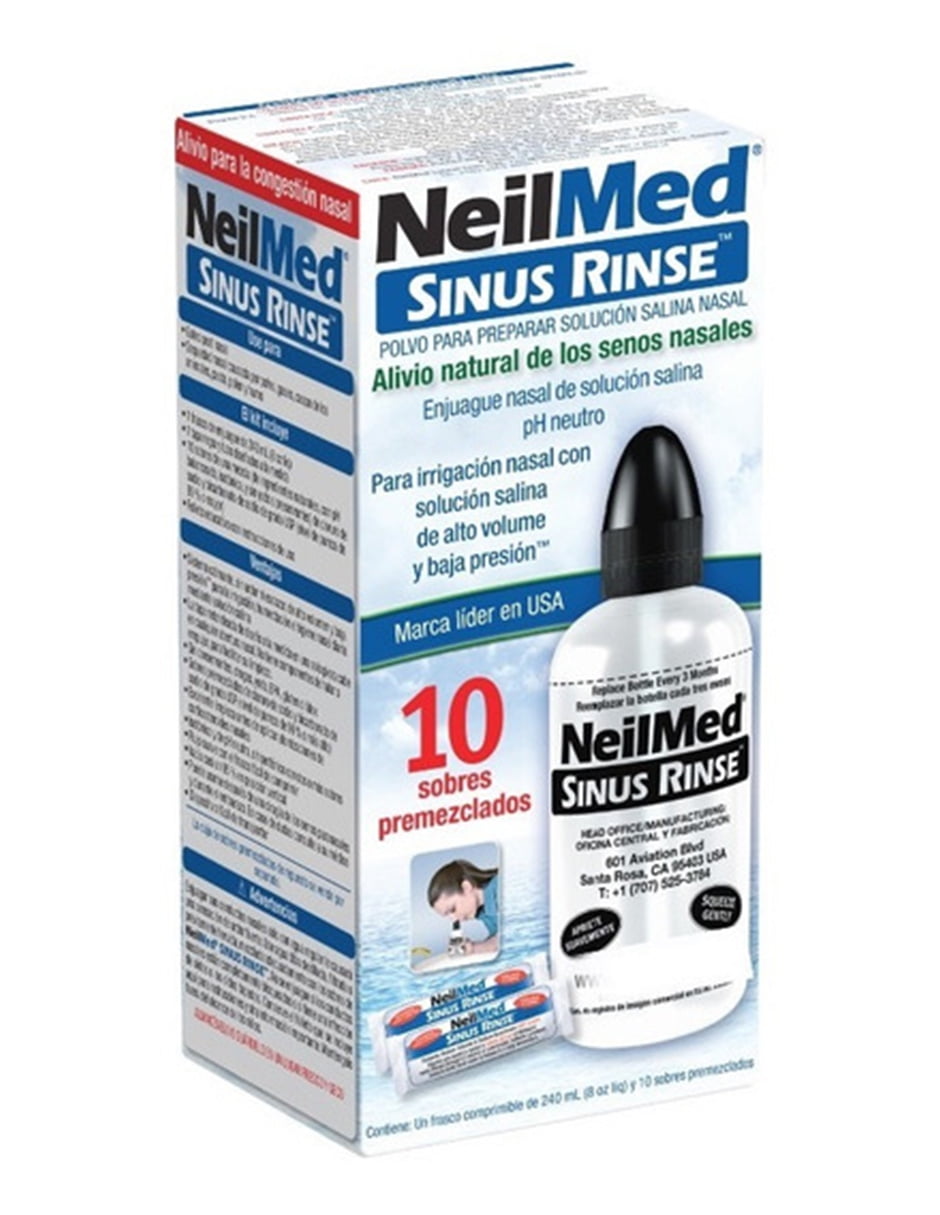 Kit De Inicio Neilmed Sinus Rinse 10pz Neilmed Neilmed Sinus Rinse ...