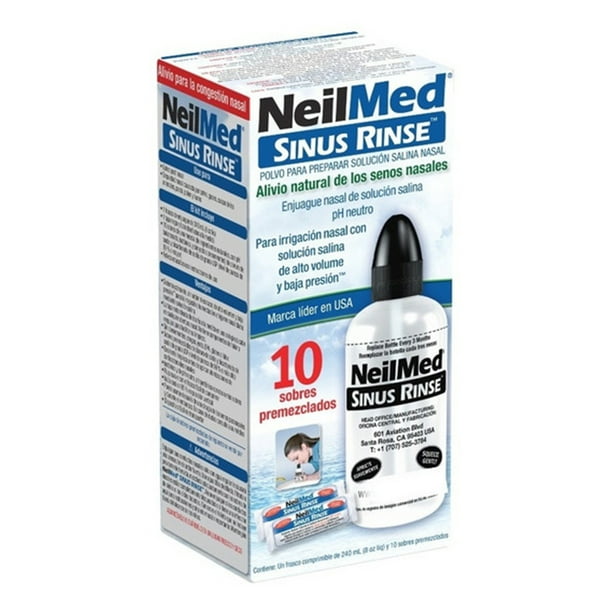 Kit De Inicio Neilmed Sinus Rinse 10pz Neilmed Neilmed Sinus Rinse ...
