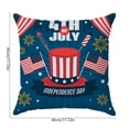 BAOPAI Independence Day Pillow Covers 17.7x17.7 Inches - Striped Print ...