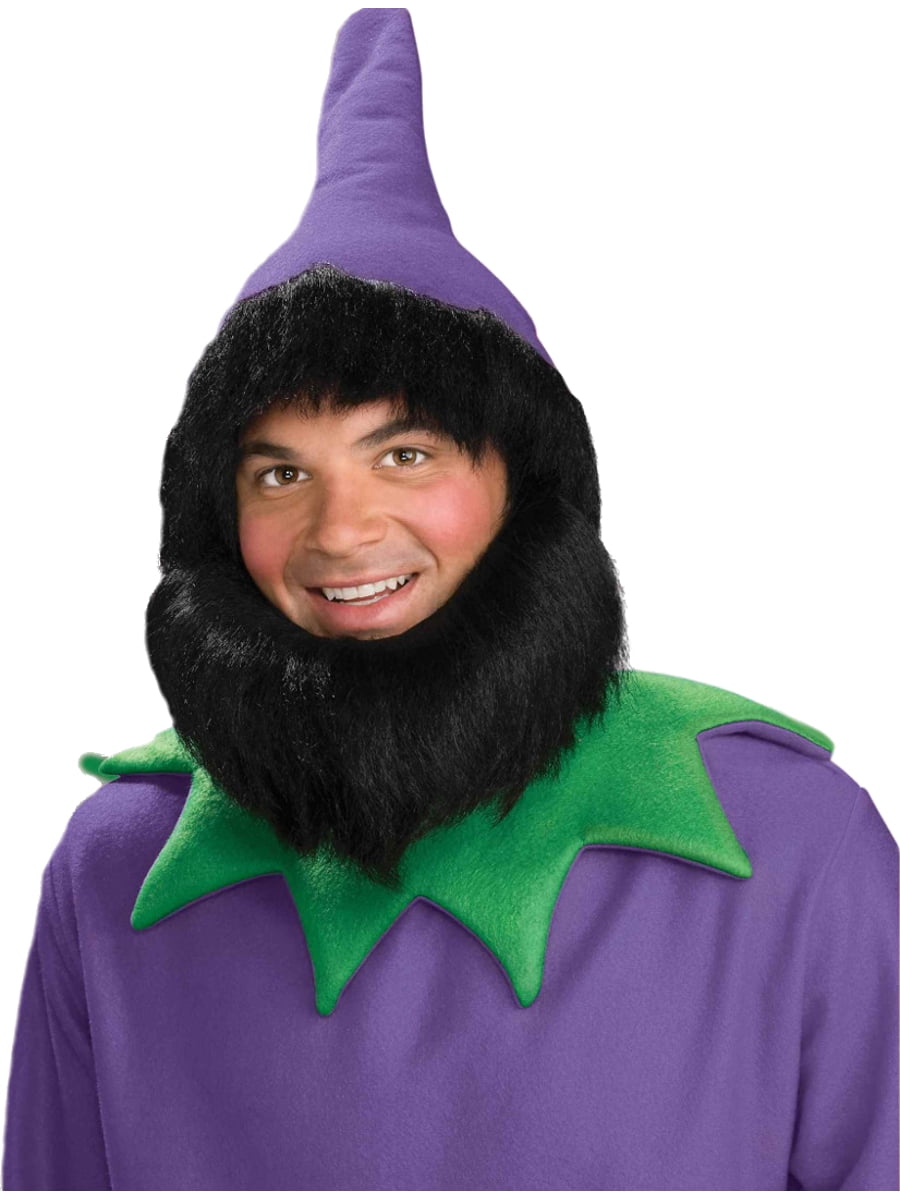 PURPLE ELF HAT W/BEARD - Walmart.com