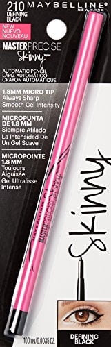 Maybelline Preciso Lápiz Delineador en Gel Skinny, Negro Definido, 0 ...