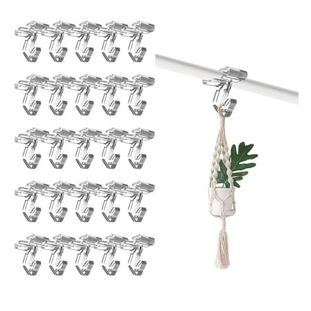 NACETURE 30 Pcs Drop Ceiling Hooks â€“ White Ceiling Hooks & Clips for ...