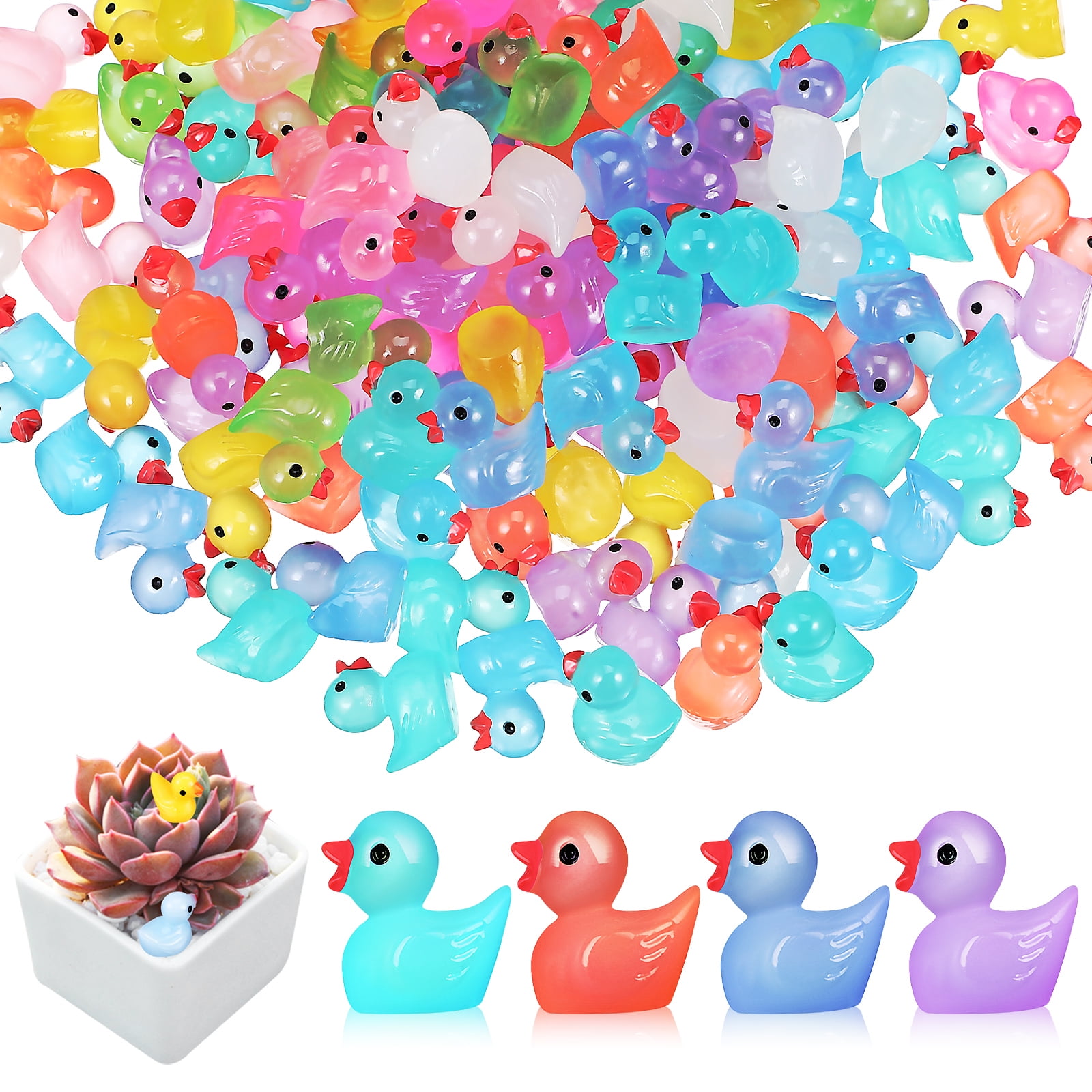 Click here for Oakleem 150 Pcs Little Ducks Glow In The Dark Duck... prices