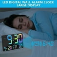 Large Display Digital Wall Clock with Countdown Timer Auto Dimming Remote Control - Walmart.com
