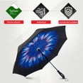 Repel Umbrella, Reverse Inverted Design, Windproof Fiberglass Ribs ...